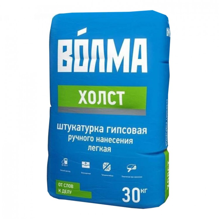 Волма холст сухая гипсовая штукатурная смесь 30кг- купить в Москве в ...